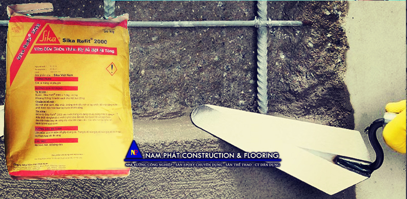 HƯỚNG DẪN THI CÔNG VỮA SỬA CHỮA SIKA REFIT 2000
